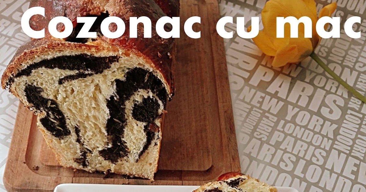 Arome si culori : Cozonac cu mac