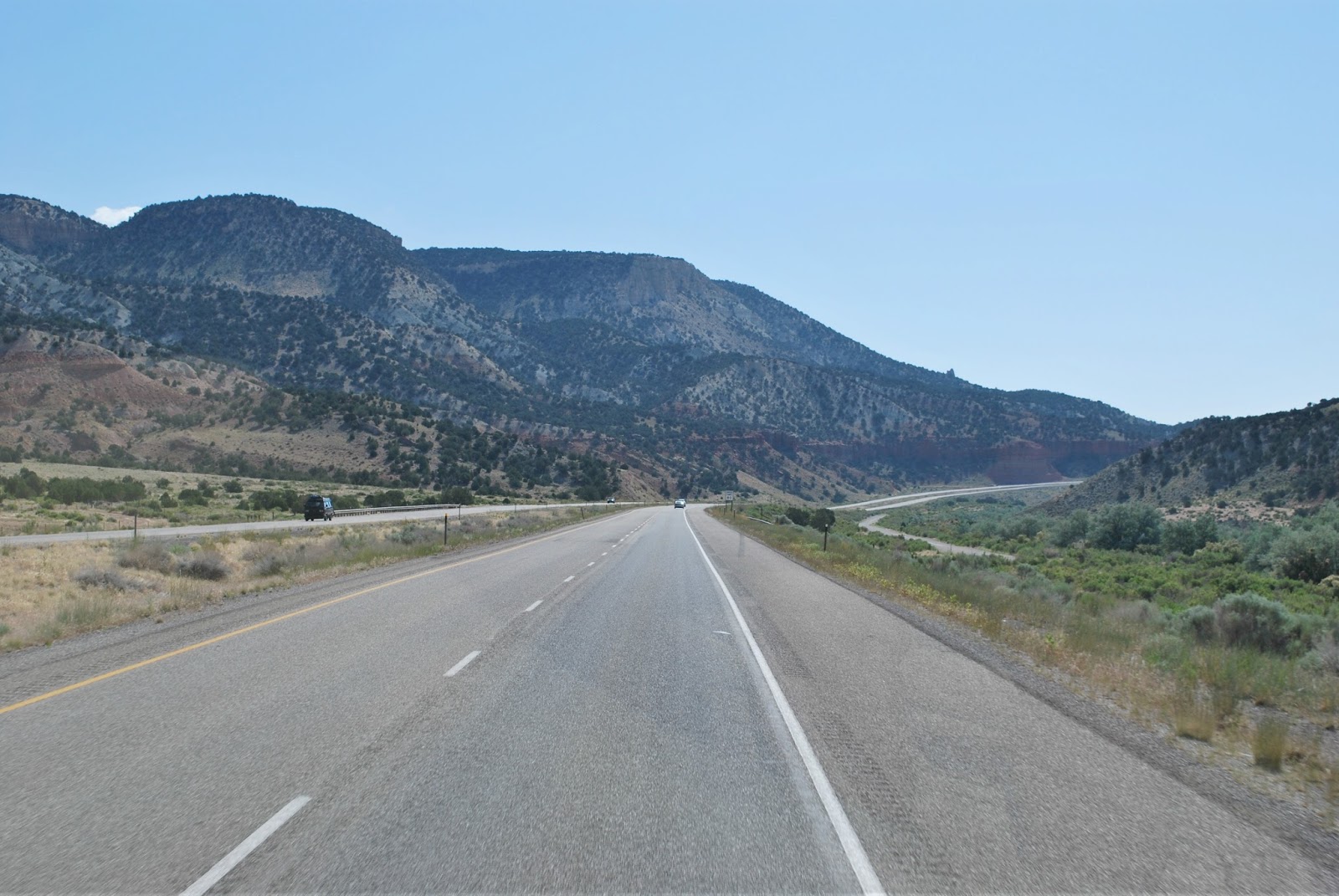 BLUE SKY AHEAD: Road Trip from Salina to Moeb UT, via: I-70 E