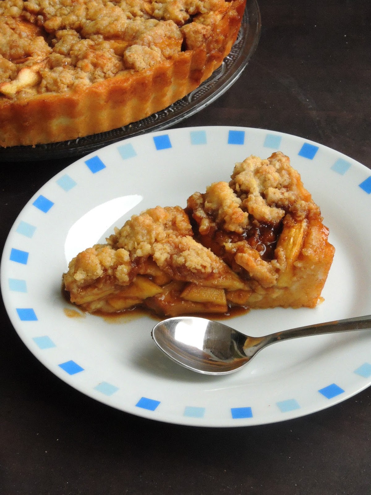 Priya's Versatile Recipes: Apple Crumble Tart