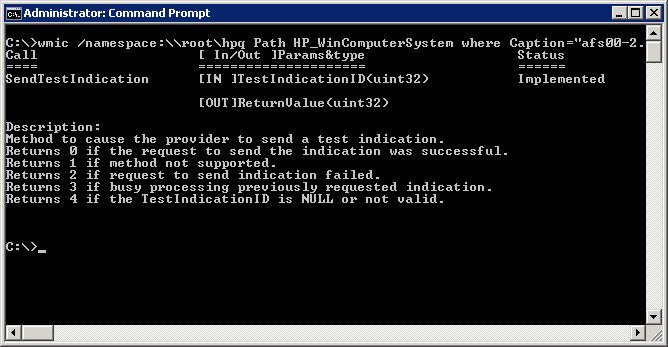 John Willis: HP SIM, WBEMTest Indications using WMIC