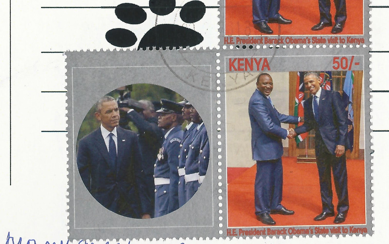 A Journey of Postcards: Elephants in Kenya