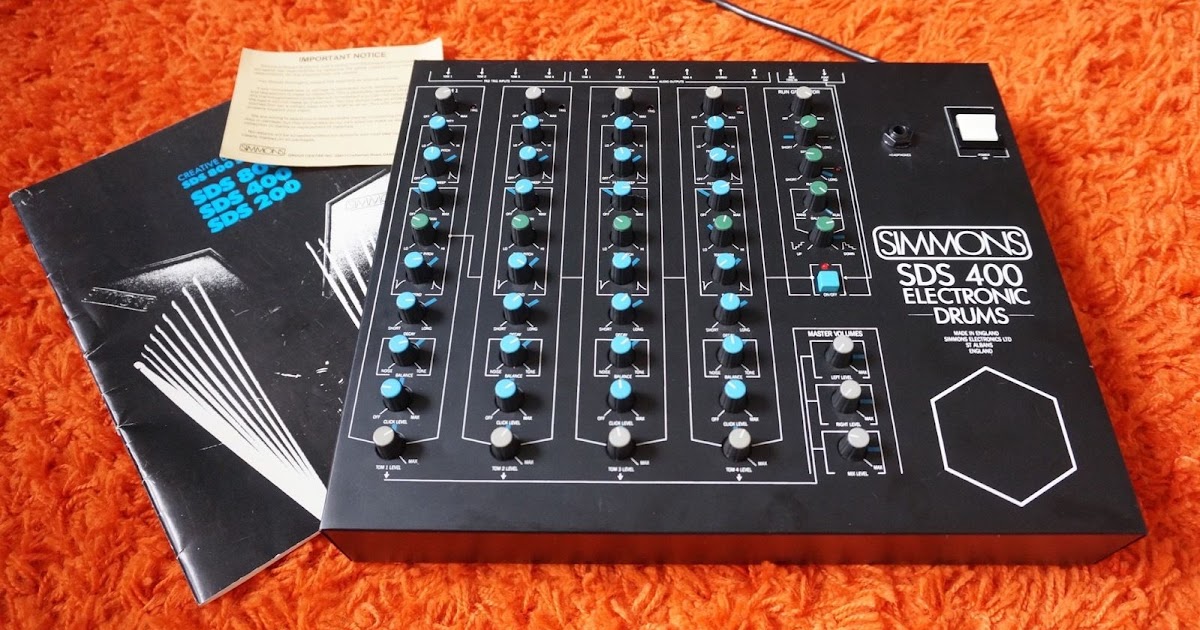 MATRIXSYNTH: Simmons SDS 400 Vintage Analog Drum Synthesizer SN 000514