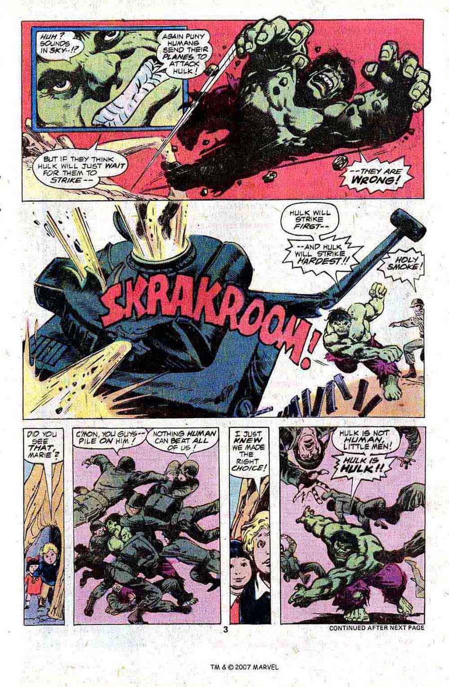 Incredible Hulk v2 #222 - Jim Starlin art - Pencil Ink