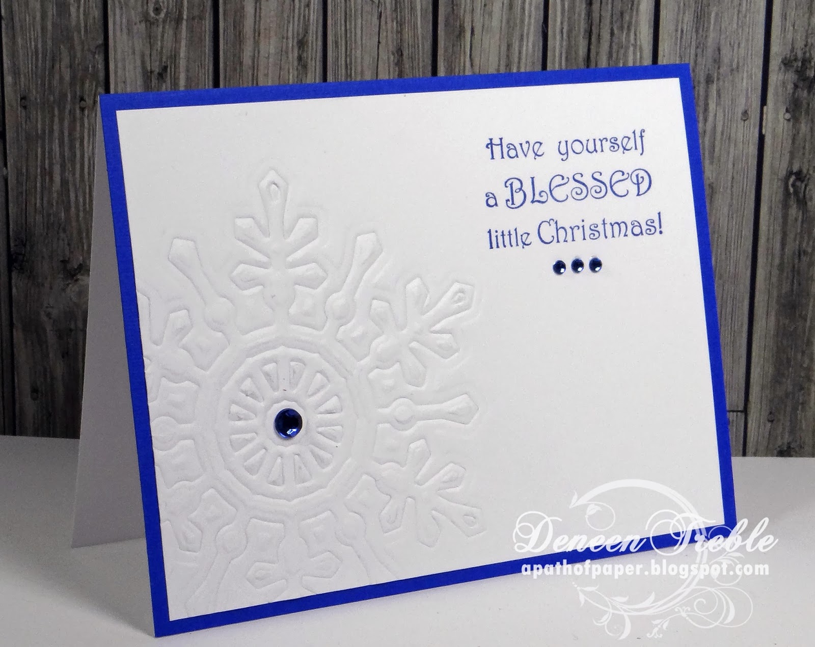 inspired stamps...the blog: EMBOSSING TUTORIAL: Deneen's INSPIRED ...