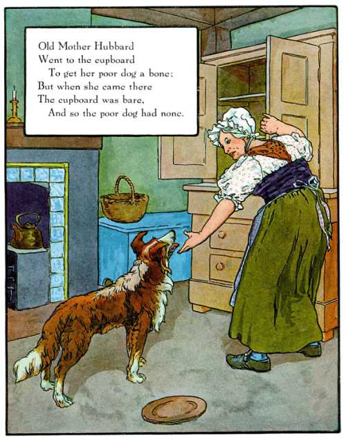 inkspired musings: Old Mother Hubbard Nursery Rhyme Time