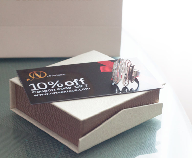 Sincerely, Sabrina: Monogram ring