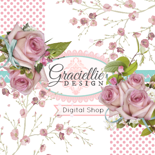 My Cup Runneth Over: Gracielle Design - New Stamp Blog Hop & Giveaway