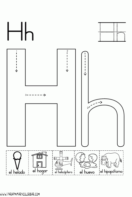 El Abecedario - Dibujos Para Colorear - Ciclo Escolar