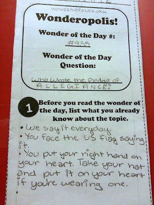 Upper Grades Are Awesome: Wonderopolis Trifold