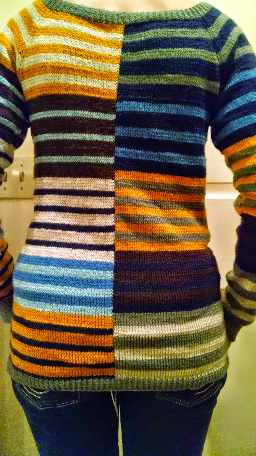 Pattern: Nautica Striped Cardigan – Knit a Bit, Crochet Away