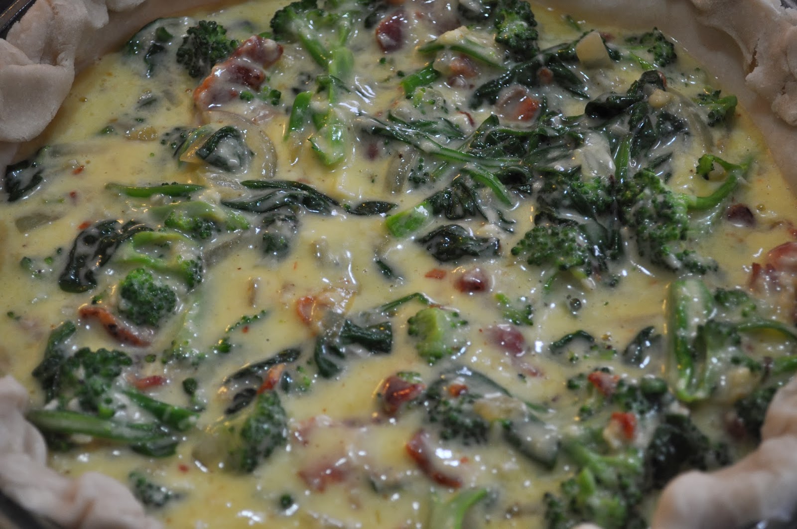 Teacher, Baker, Gourmet Meal Maker: Spinach & Broccoli Quiche with ...