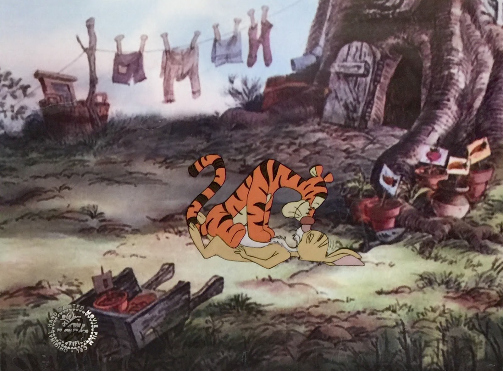 Animation Collection: Original Production Animation Cel of Tigger and ...