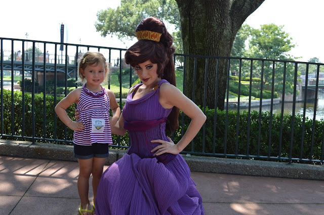 Meg from Hercules rare character meet & greet today at EPCOT 8/30/13 ...