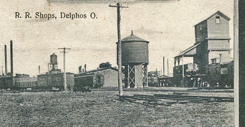 Towns and Nature: Delphos, OH: NKP (Cloverleaf) Shops