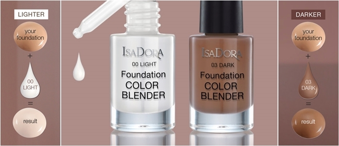 Isadora: Natural Matt Foundation, Foundation Color Blender y Stretch ...