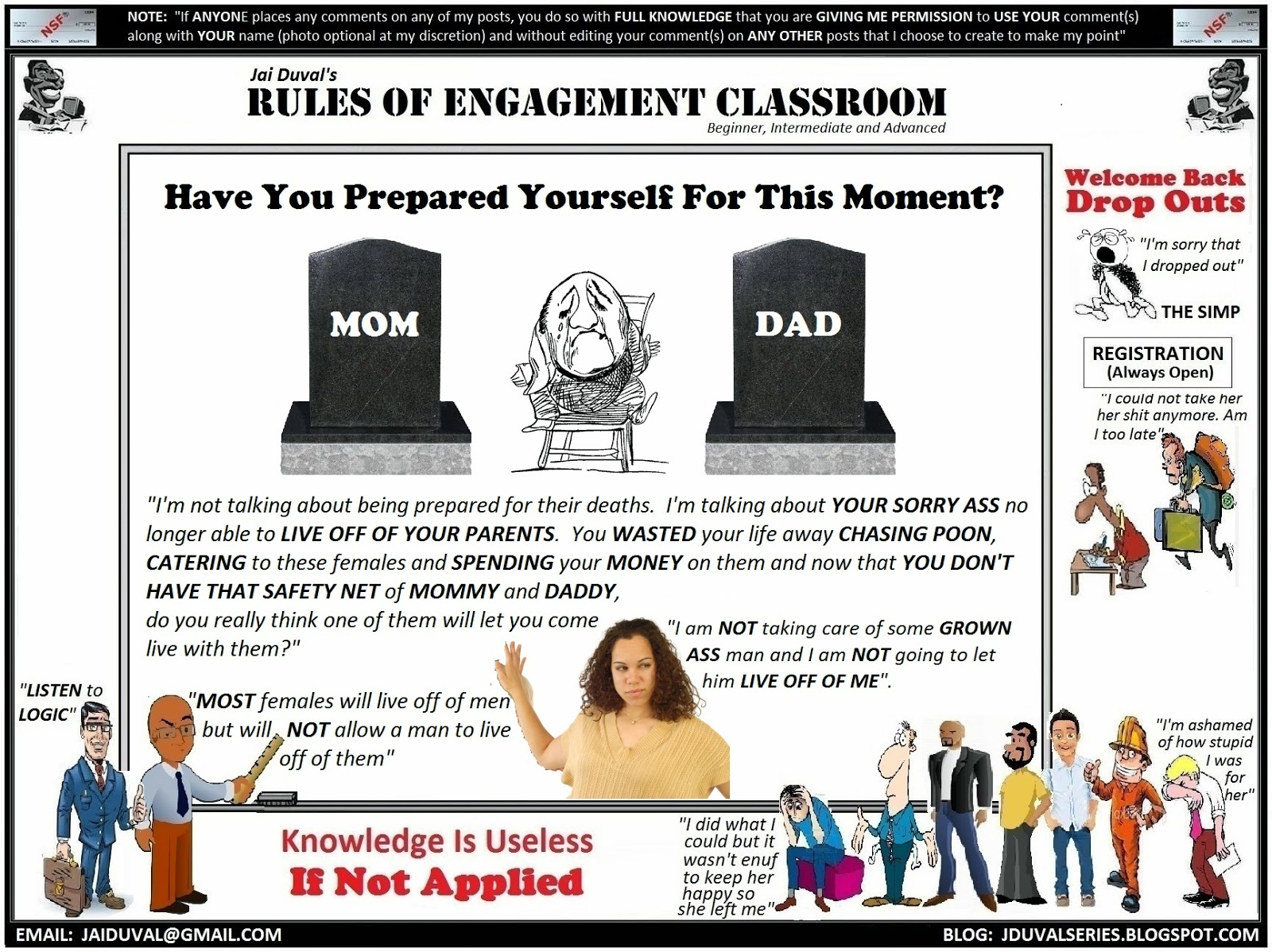 Jai Duval's Continuing Education: CLASS IS IN SESSION: "Are You ...