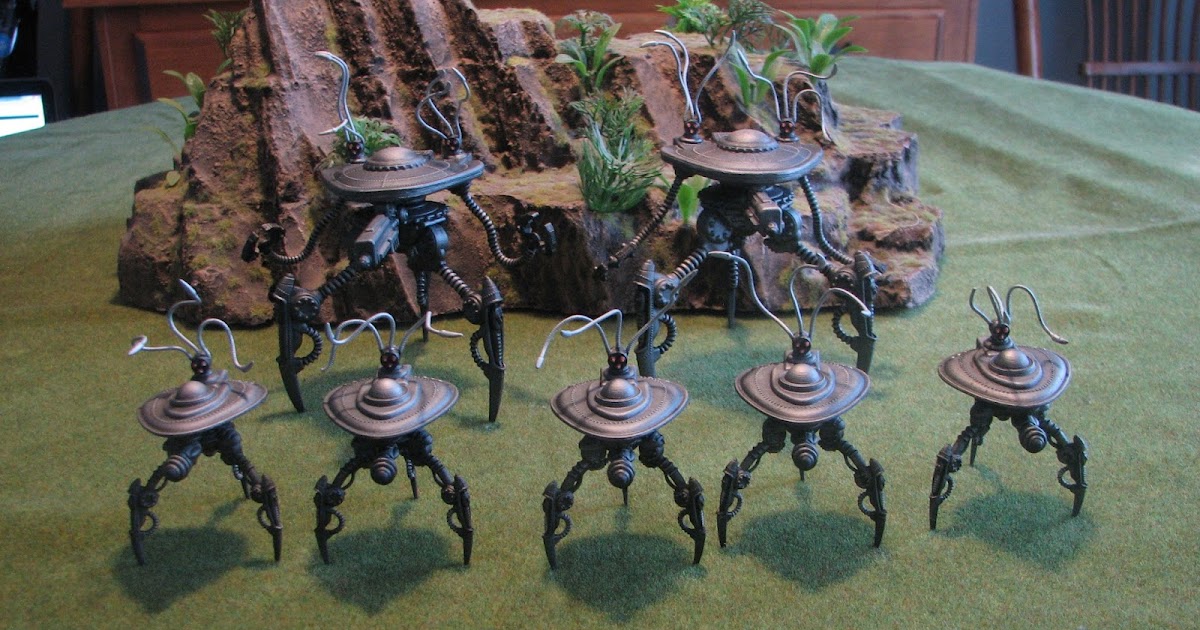 15mm Sci Fi Small Soldiers: Rebel Minis 15mm Martian Tripods