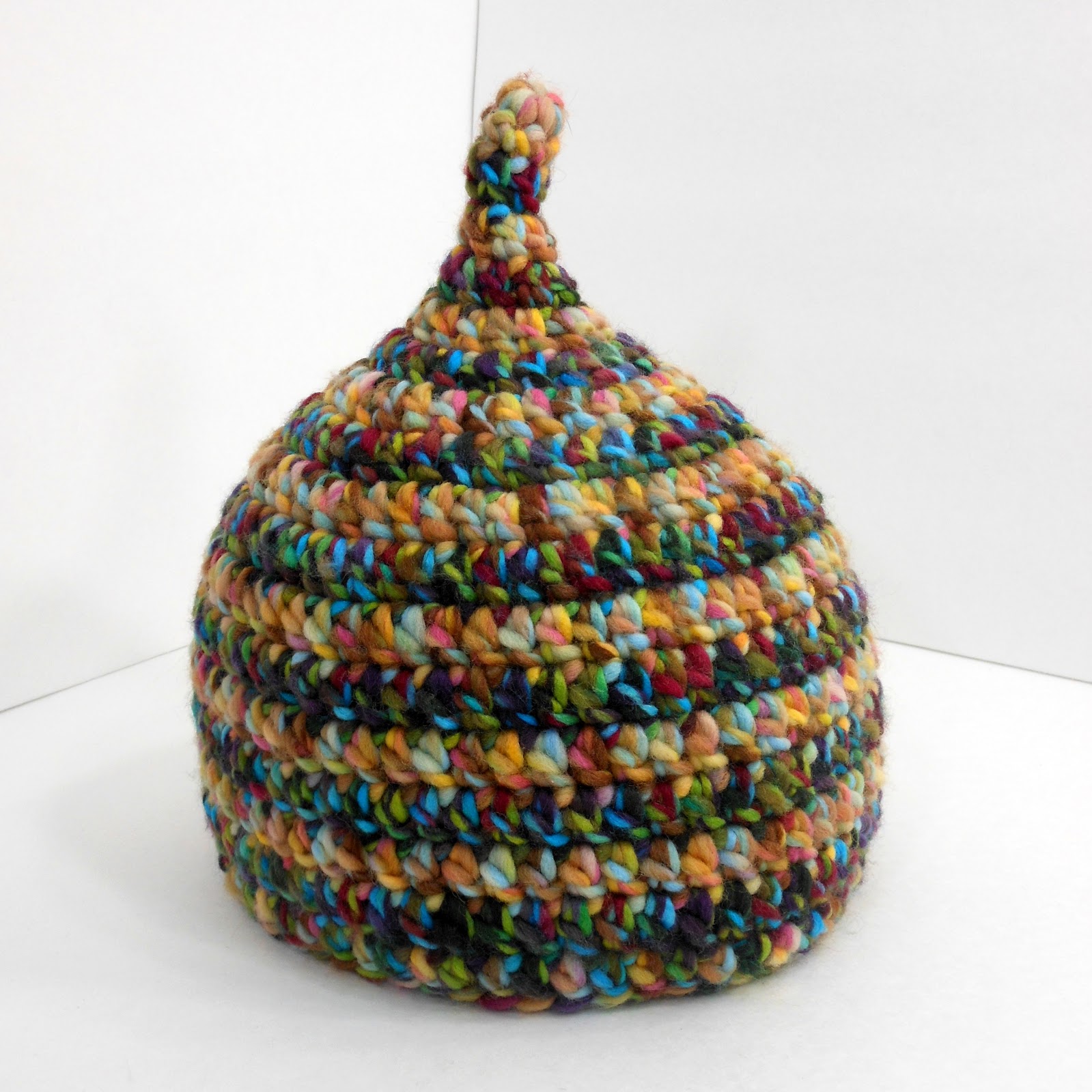 All Things Soft and Spinable: Silly Wool Hat: A New Crochet Hat Pattern