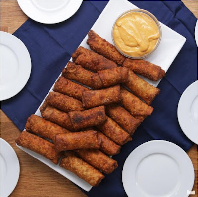 Sloppy Joe Egg Rolls - pastry recipes