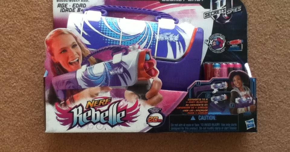 Outback Nerf: Review: Nerf Rebelle Secret Shot (grey trigger Aus)