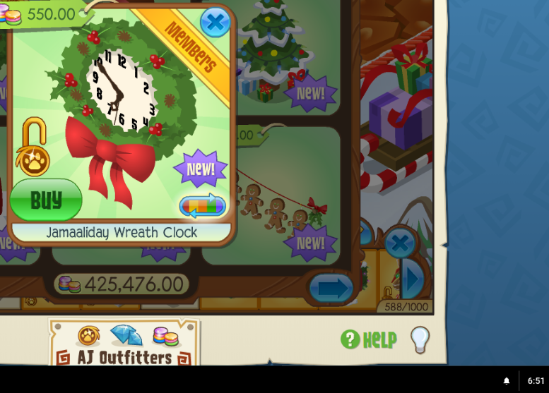 The Animal Jam Spring!: Candy Cane Socks and Hidden Feature on the ...