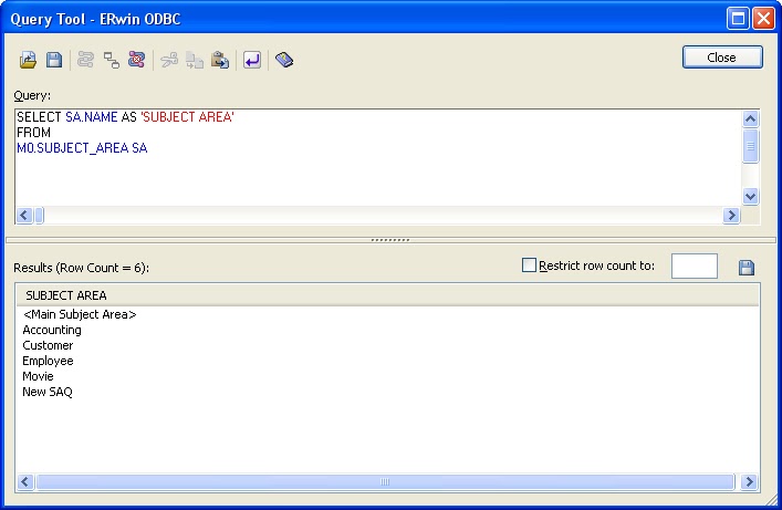 Maximum Data Modeling: Building Your First ERwin ODBC Query
