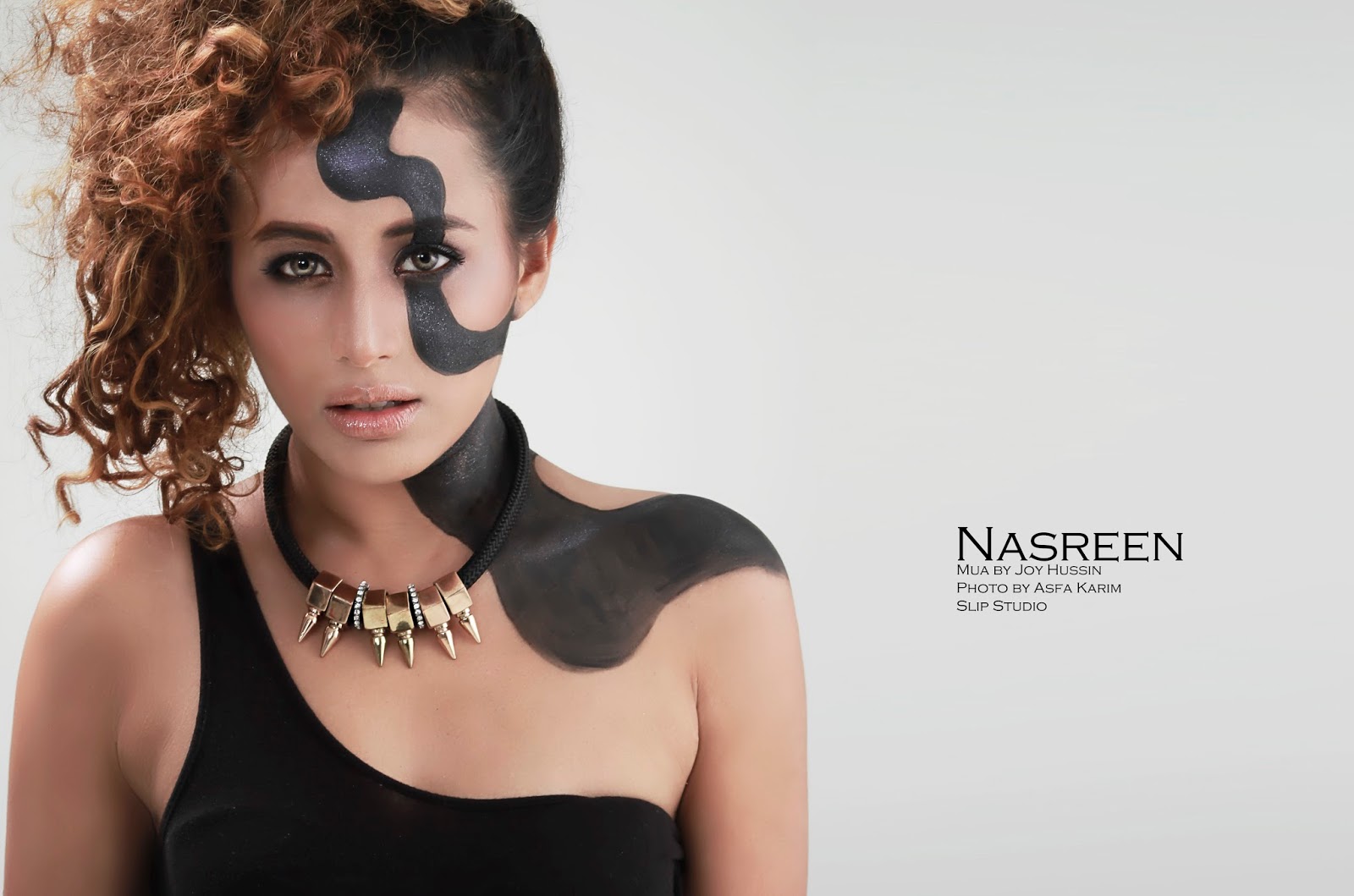 JOY HUSSIN MAKE UP WORK: NASREEN KHAN