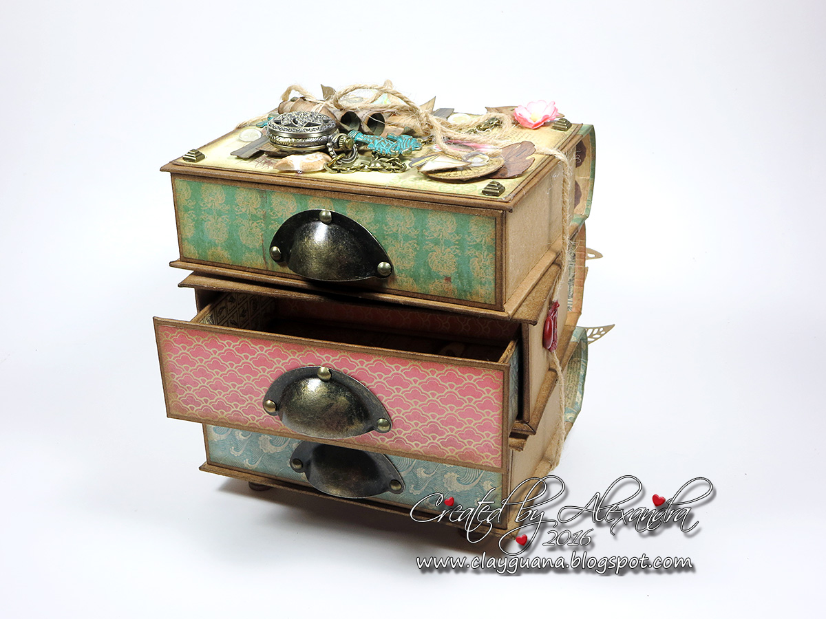 *ClayGuana: Stacked Book Drawers - Project and Tutorial