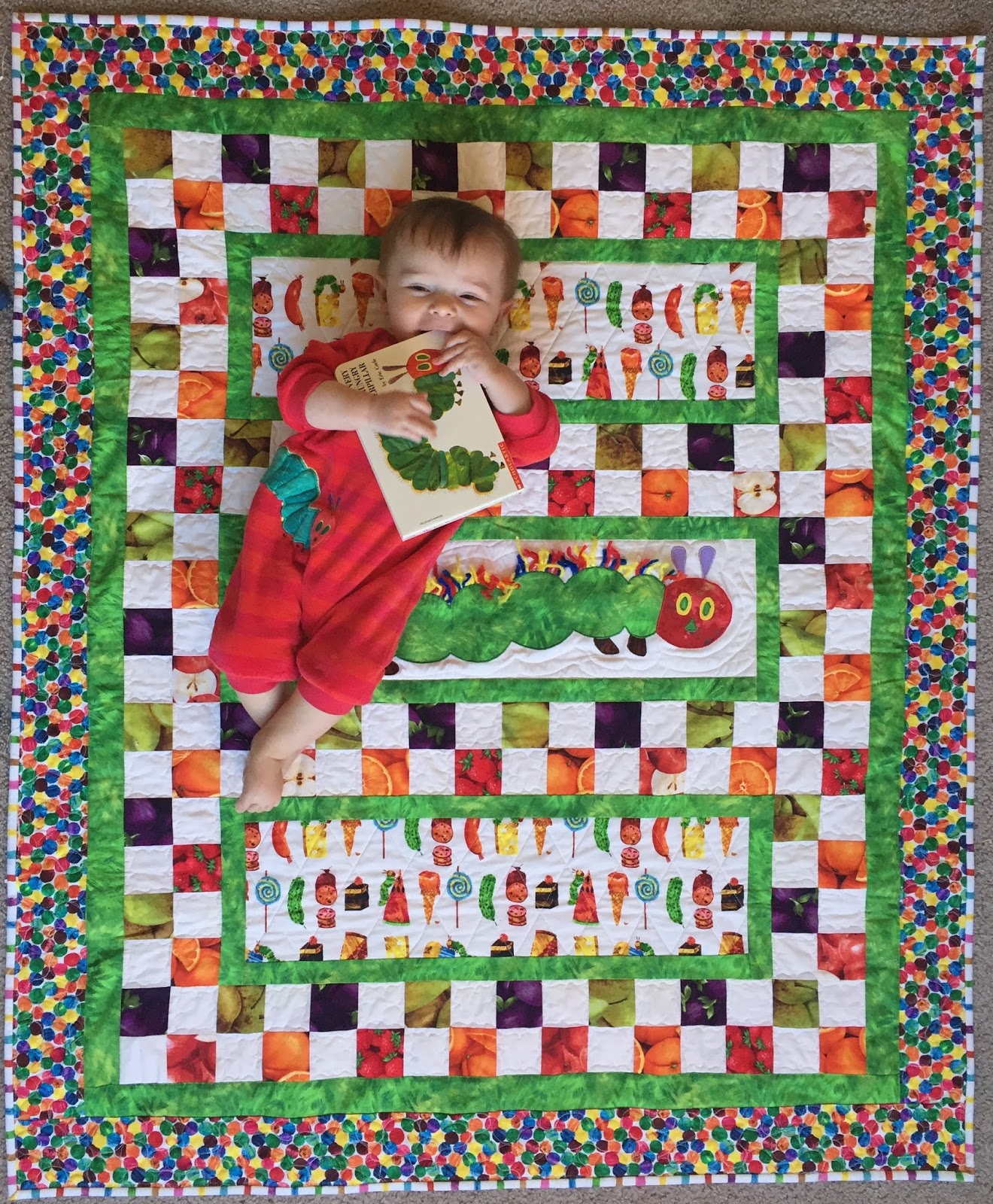 Quilting Mod : The Hungry Caterpillar Quilt
