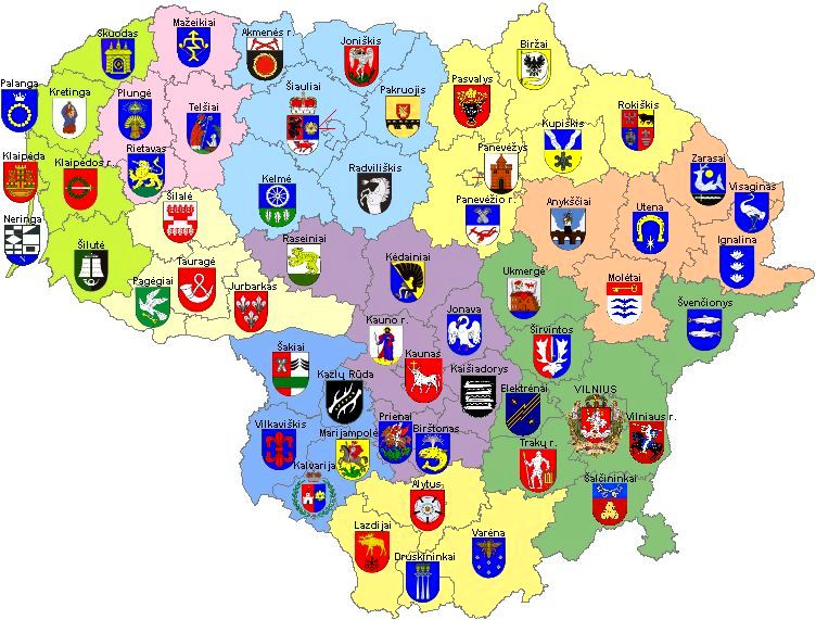 Lietuvos miestų herbai