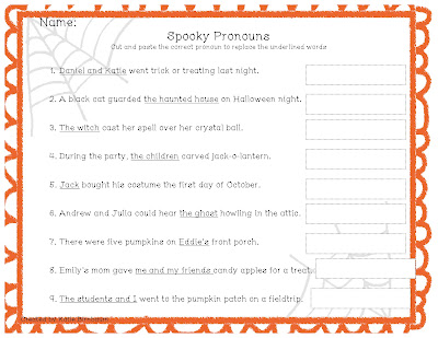Savvy in Second: Halloween Literacy Centers