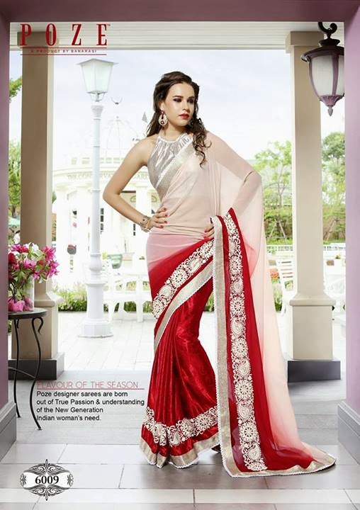 Simple & Beautiful Sarees | Simple Navratri Saree Designs for Girls ...