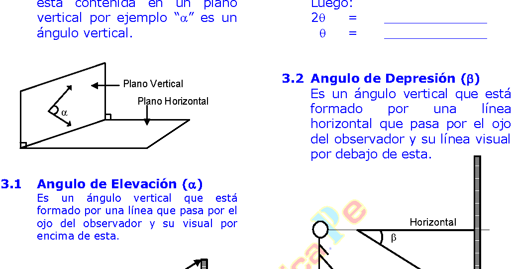 ÁNGULOS VERTICALES EJERCICIOS RESUELTOS PDF