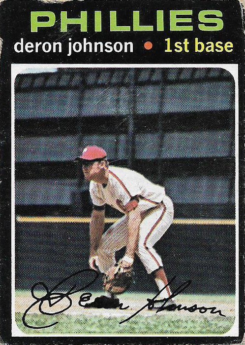 Topps 1971: no. 490 - deron johnson