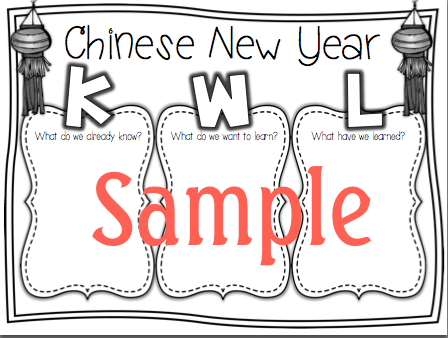 Life in First Grade: Chinese New Year