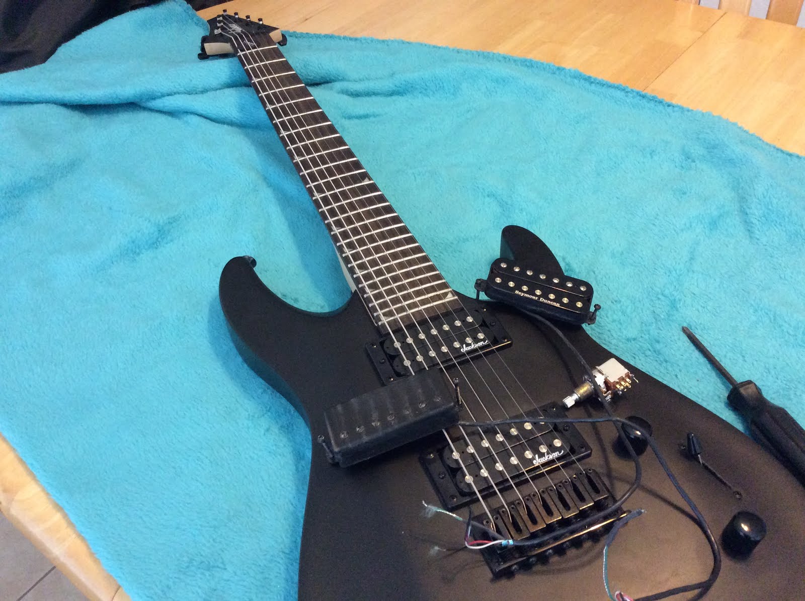 Brian Statom - The BSE: Jackson JS22-7 Neck Measurements Dimensions