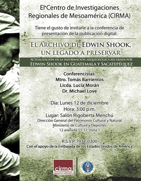 Que el azar te acompañe...: El Archivo de Edwin Shook, Un Legado a ...