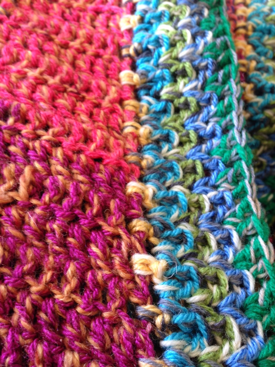 Susan Pinner: MAGIC YARN BALLS, ISOSCELES/RIGHT ANGLE TRINGLE THROW PATTERN