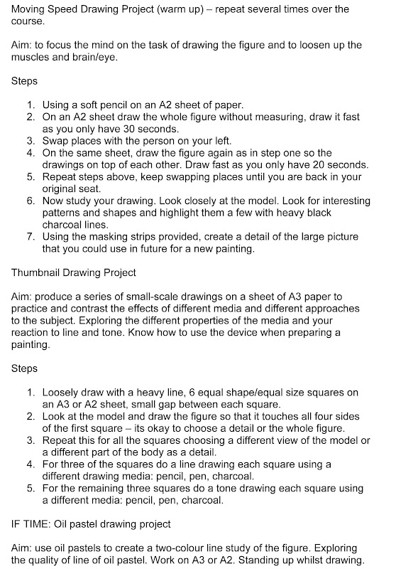 Drawing, Whickham, Gateshead: Speed Drawing guide