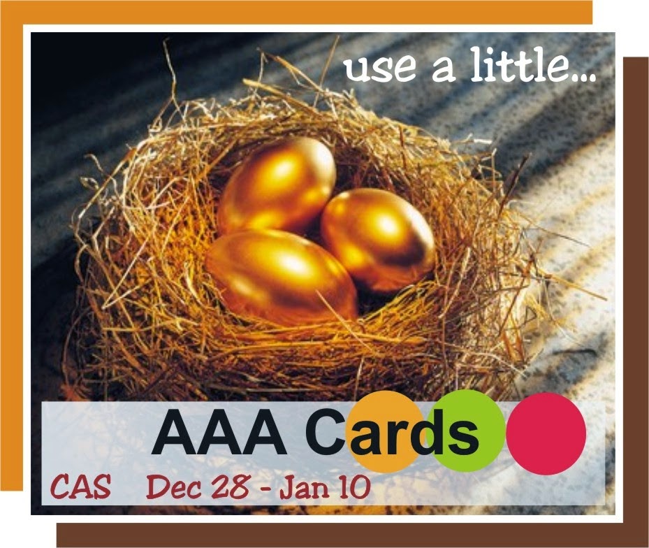 PaperCutting Kind of Day: AAA Cards Challenge - It's all about GOLD