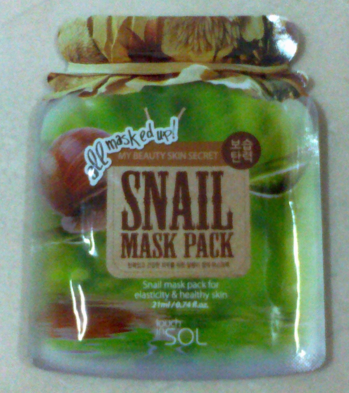 Interesting Corner of Me : Touch In Sol Snail Mask Pack
