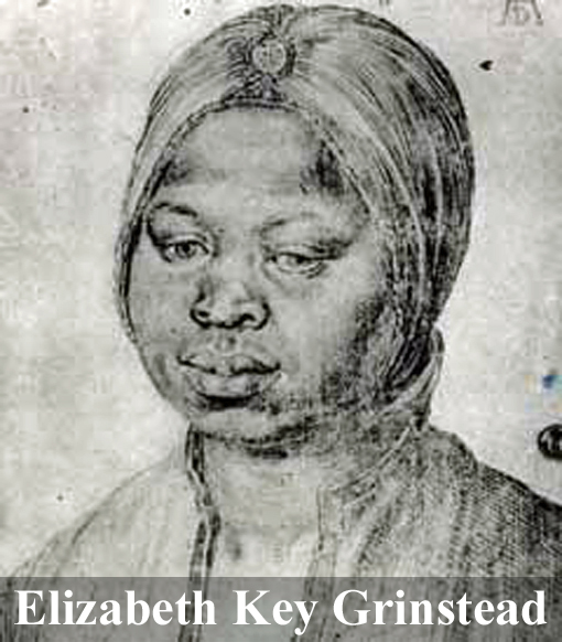 Elizabeth Key Grinstead (b. 1630 - d. c. after 1665)