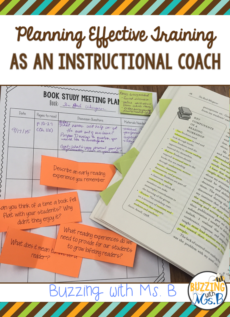 Buzzing with Ms. B: Planning Effective Training: Part Three of the ...