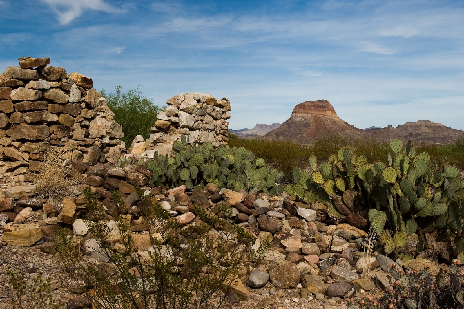 Texas Mountain Trail Daily Photo: Big Bend National Park: Castolon