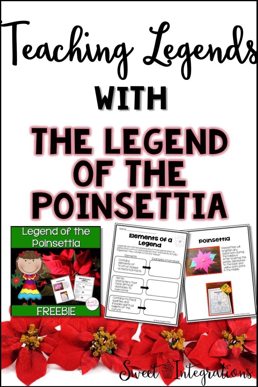 Teaching Legends With The Legend of the Poinsettia With Freebie | Sweet ...