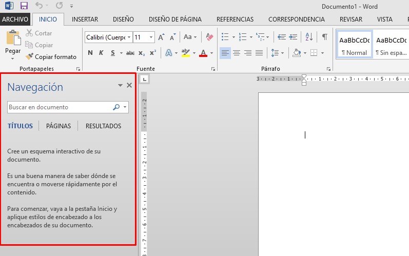 Navegar y buscar a través de un documento Microsoft Word ~ Tadoinformatica