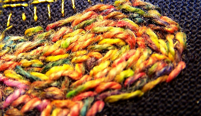Flying Haystacks Hand Embroidery: Making multicolored floss