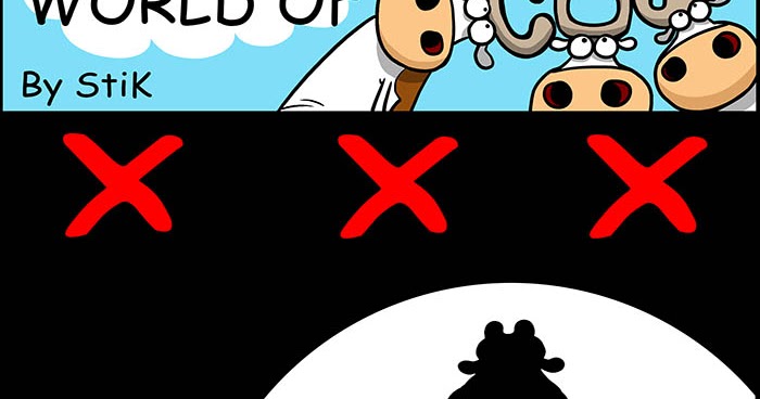 The Cartoonist known as StiK: Latest World of Cow cartoons