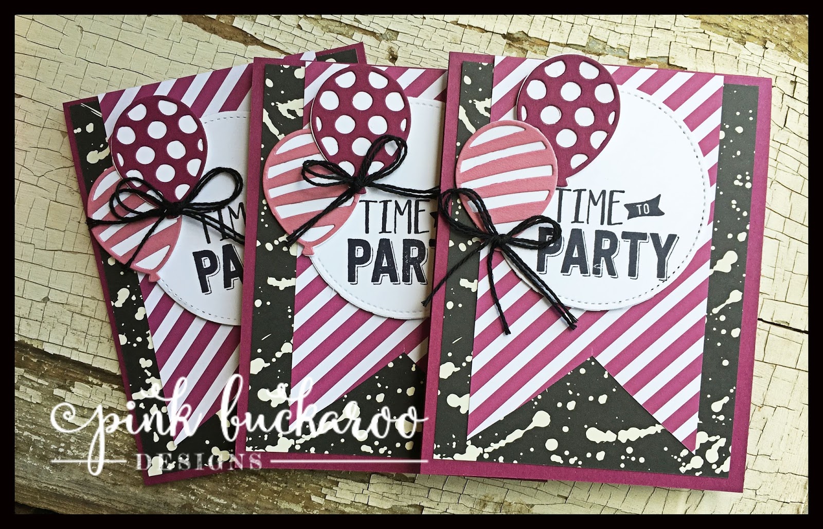 Confetti Celebration and Balloon Pop Up Thinlits - Pink Buckaroo Designs