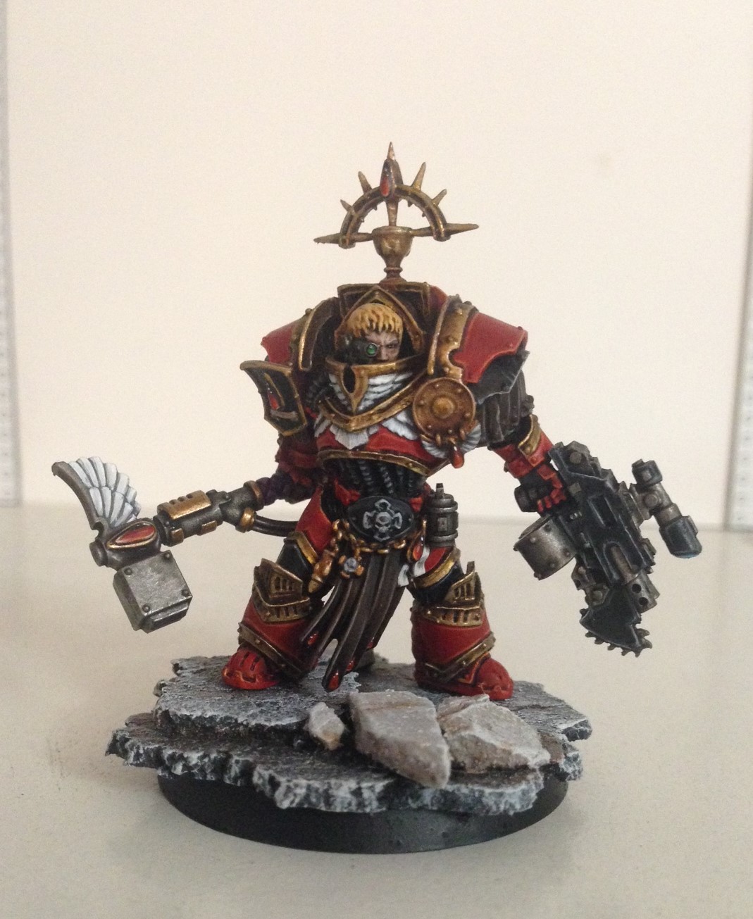 Segmentum Solar: Capitaine Cataphractii Blood Angels.